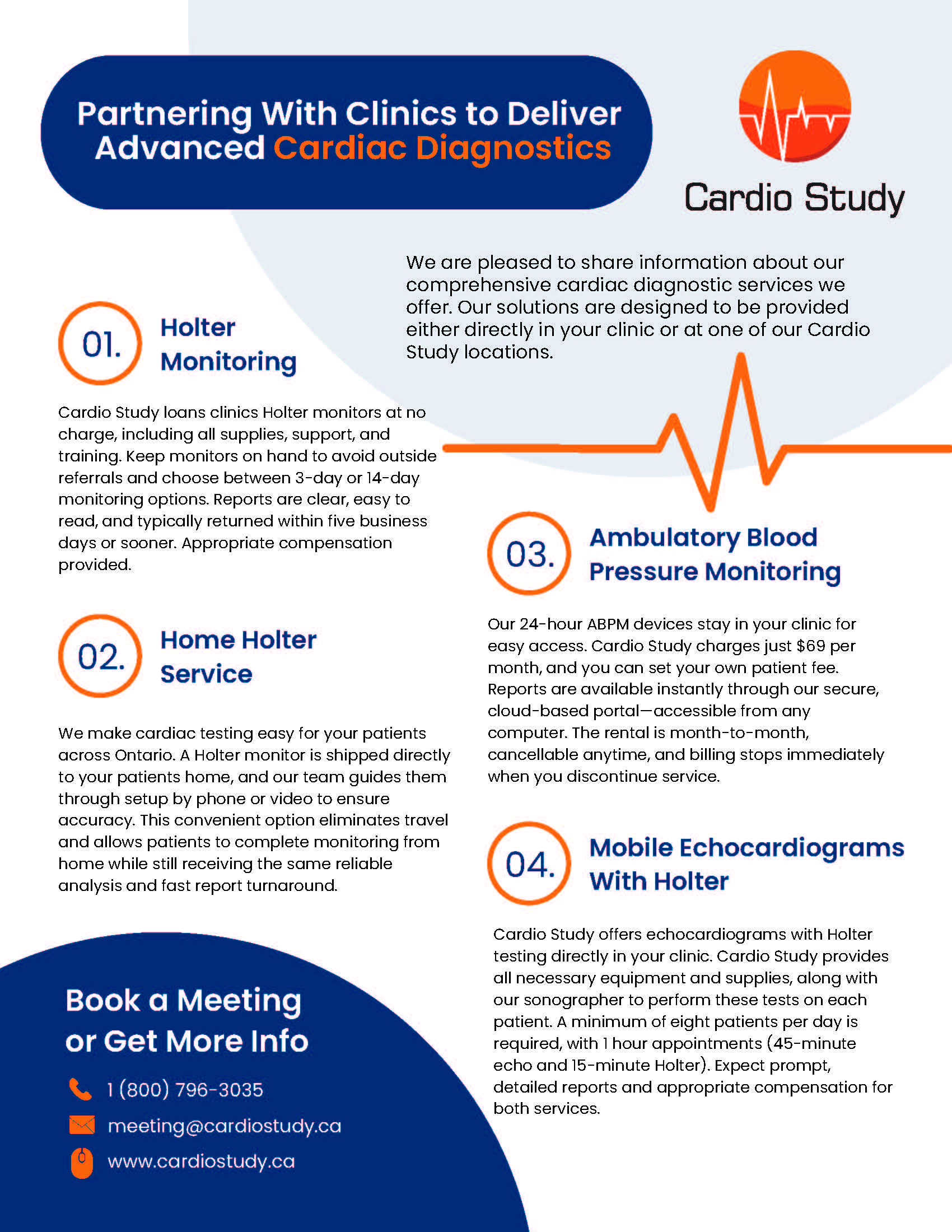 Cardiac Mobile Services – In-Clinic Echo, Holter & ABPM